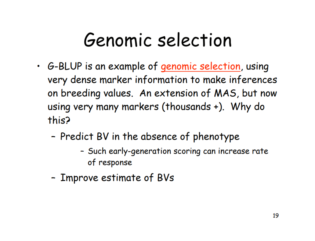 学习 | BLUP与全基因组选择 - 知乎