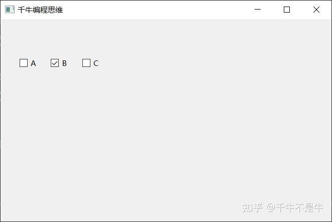 Qcheckbox 复选按钮 知乎