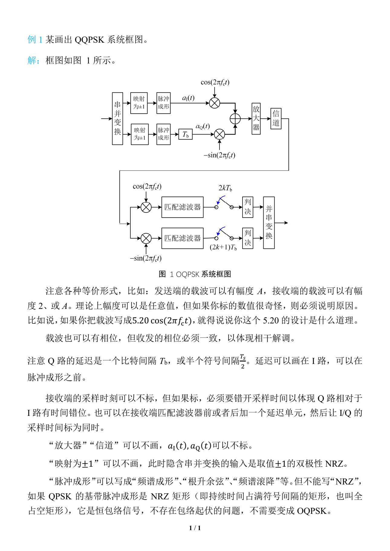 通信原理第6章 6.8 QPSK 6.9 OQPSK - 知乎
