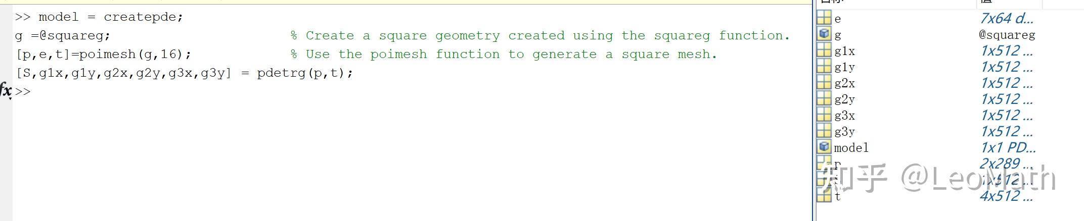 MATLAB pdetool工具箱中内置函数 - 知乎