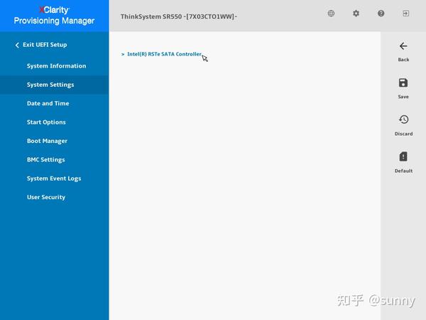 ThinkSystem及System x联想服务器配置板载RSTe SATA RAID阵列的基本操作 （转） - 知乎