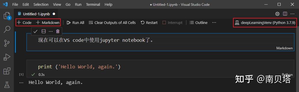 在同一个文档里Markdown写作+运行代码：Jupyter Notebook入门 - 知乎