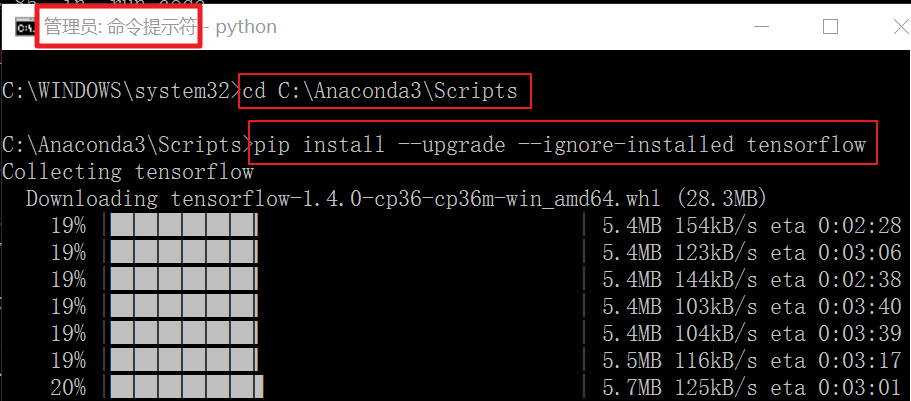 Windows10安装TensorFlow和TensorBoard - 知乎