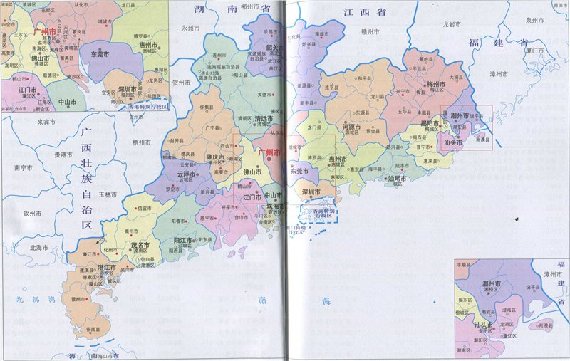 中国各省县级行政区划高清地图全集 - 知乎