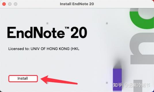 Endnote 20 Mac版安装教程 - 知乎