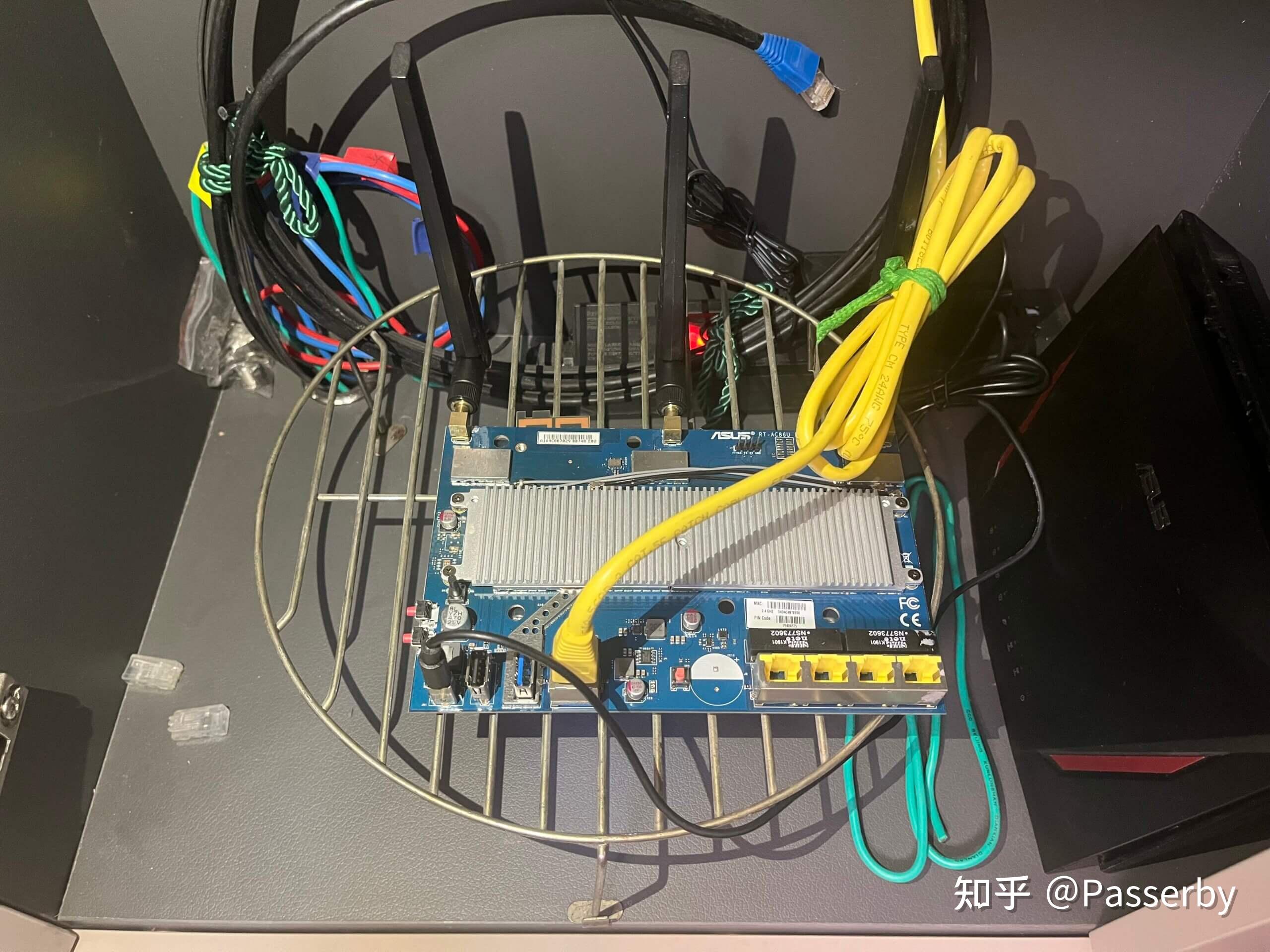 华硕AC86U路由器改装散热 - 知乎