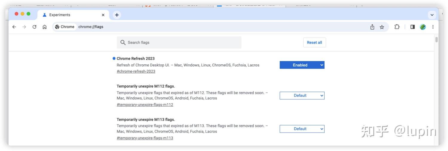 Google Chrome开启Refresh 2023新外观设计 - 知乎