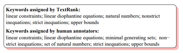 【NLP】文本关键词提取的两种方法-TFIDF和TextRank