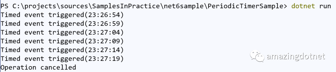 .NET 6 新特性 PeriodicTimer - 知乎