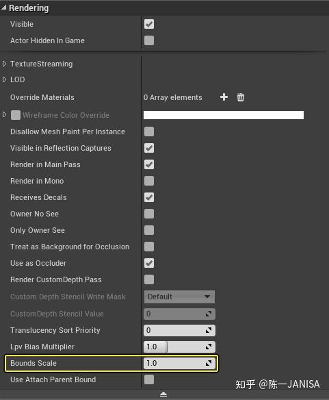 UE4渲染用到的Bounds - 知乎