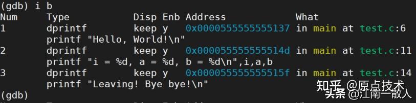 GDB动态打印：让你随时随地printf，不需修改代码，不需重新编译 - 知乎