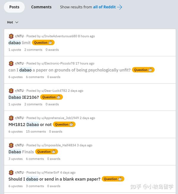 新加坡留学丨期末考试最全上分“dabao”攻略 - 知乎