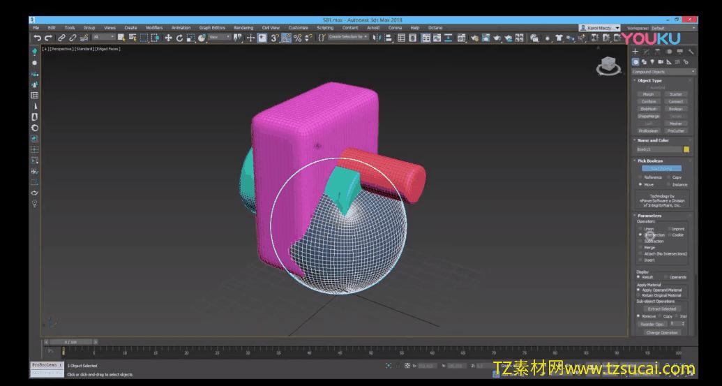 3DS MAX布尔插件KM-3D SmoothBoolean v2.0 - 知乎