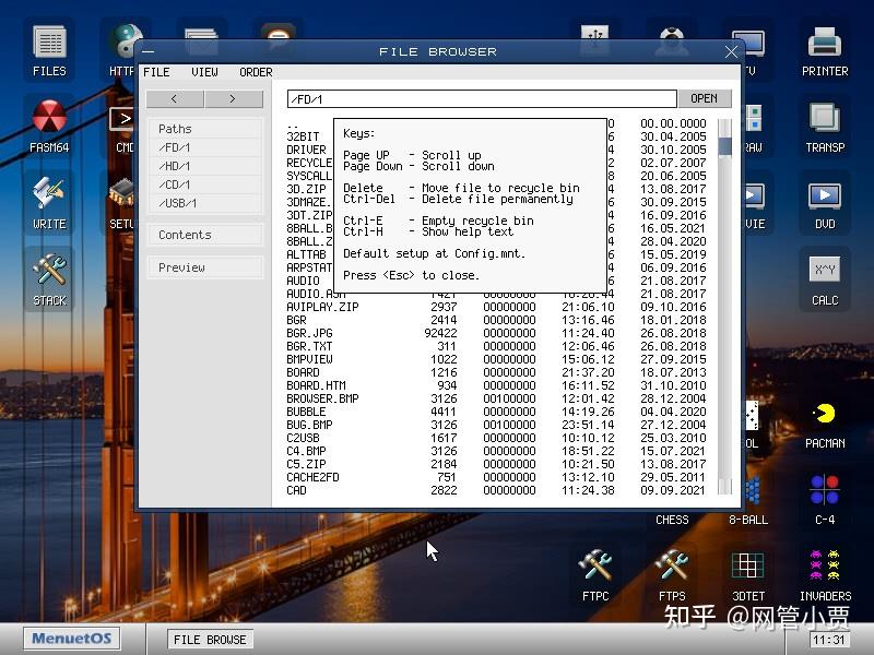 大神真闲传，又一款纯汇编撸成的操作系统：MenuetOS - 知乎
