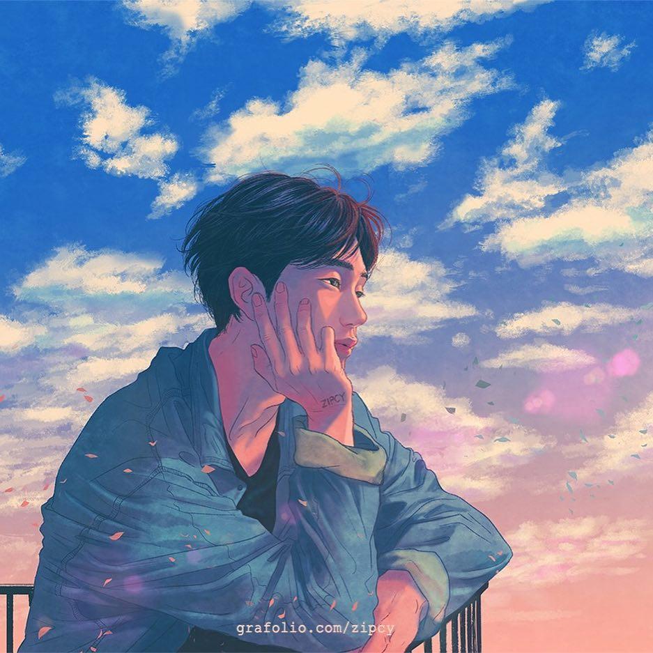 情人节特别篇！韩国插画师zipcy-触动情欲末梢的绝美插画 - 知乎