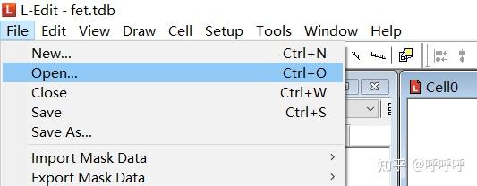 L-edit 将文件中图形复制到另一个文件 - 知乎
