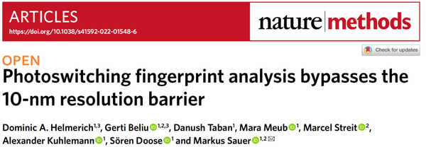 Nature Methods | 破解10nm以下光学成像难题，深入细胞亚结构 - 知乎