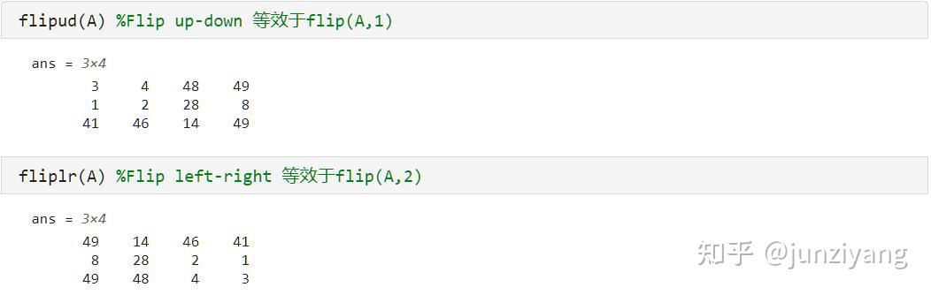 轻松掌握MATLAB - 2.3 数组的索引与变换 - 知乎