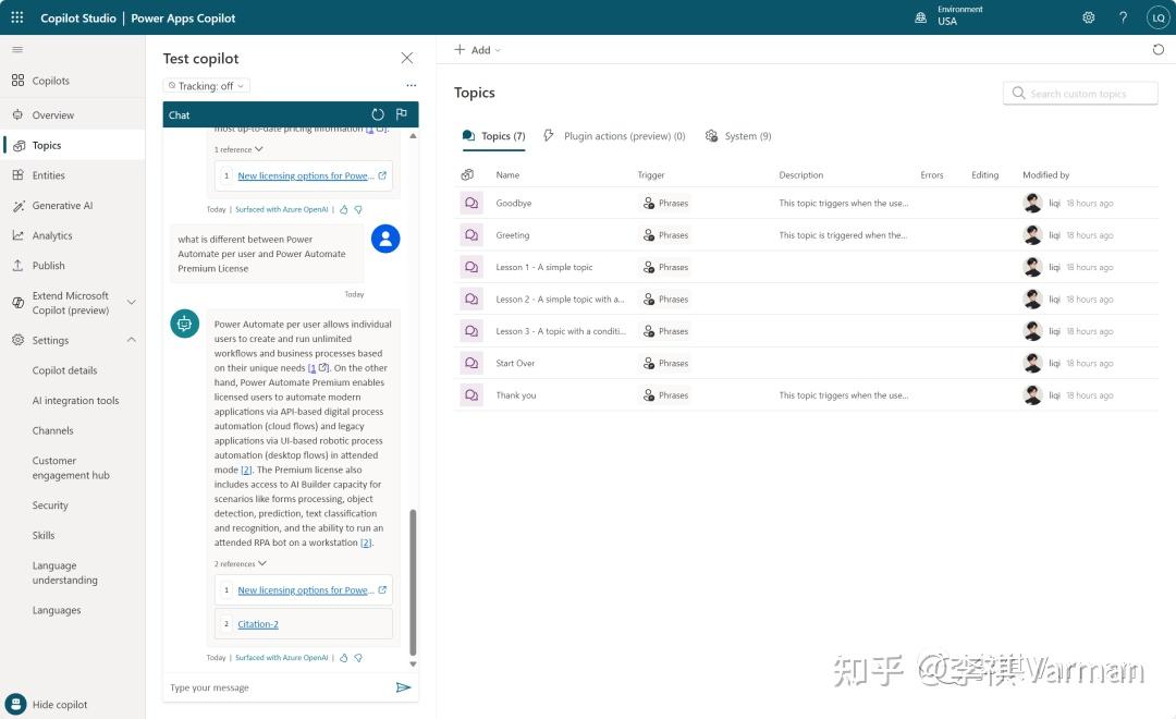 Copilot Studio : 了解预置的 Topic 会话主题 - 知乎