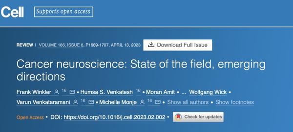 Cell综述：从神经科学的角度研究癌症—归研究现状和未来发展方向 - 知乎