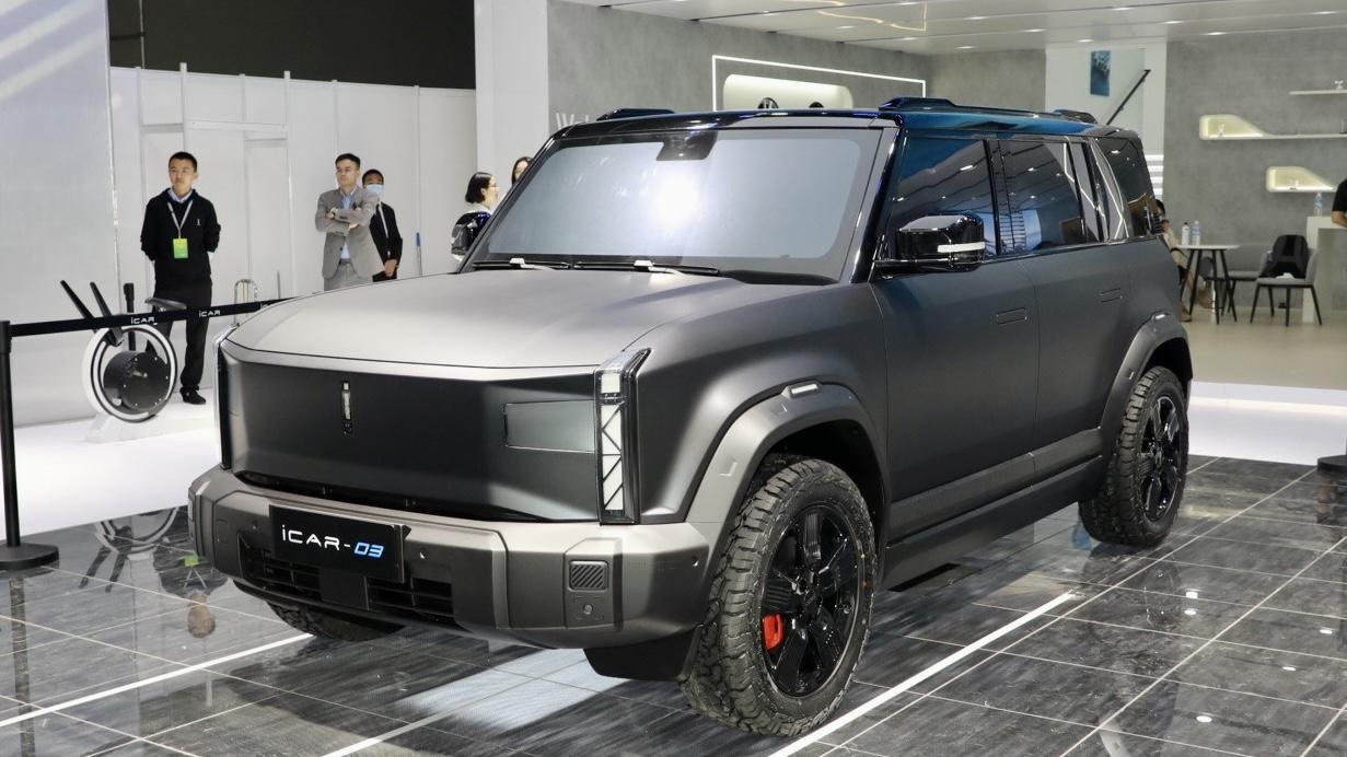 方盒子造型的奇瑞iCAR 03，智能化方面能看齐新势力？ - 知乎