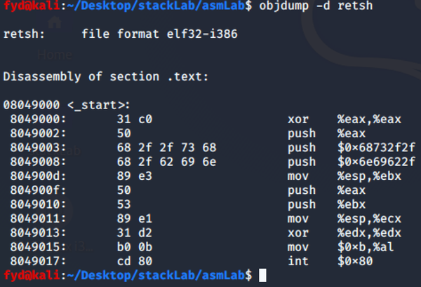 缓冲区溢出实验 - 知乎