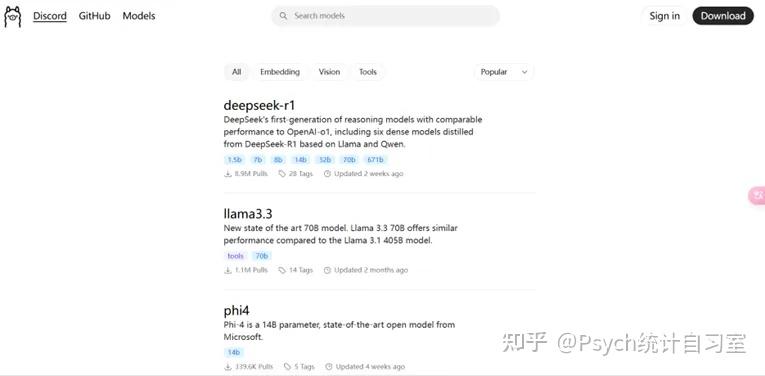 使用ollama本地部署AI大语言模型—以DeepSeek-R1为例 - 知乎