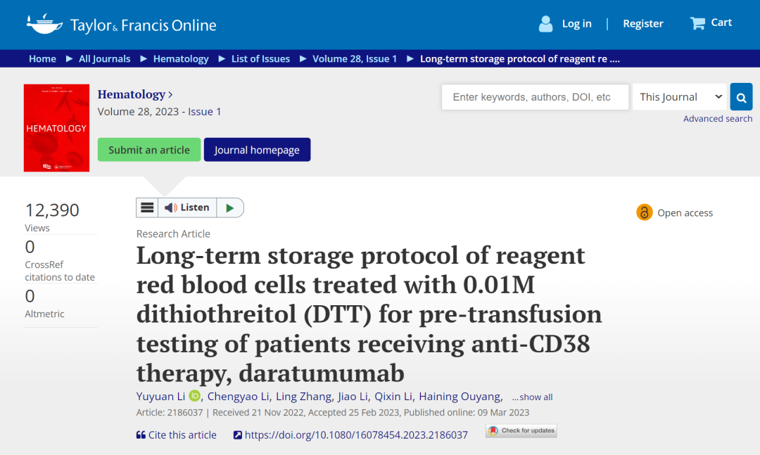 【盘点】中国作者在T&F期刊发表的年度热门开放获取（OA）文章TOP10榜单！ - 知乎