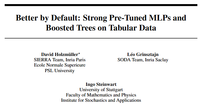 NIPS 24 | 改进MLP在表格数据表现 - 知乎
