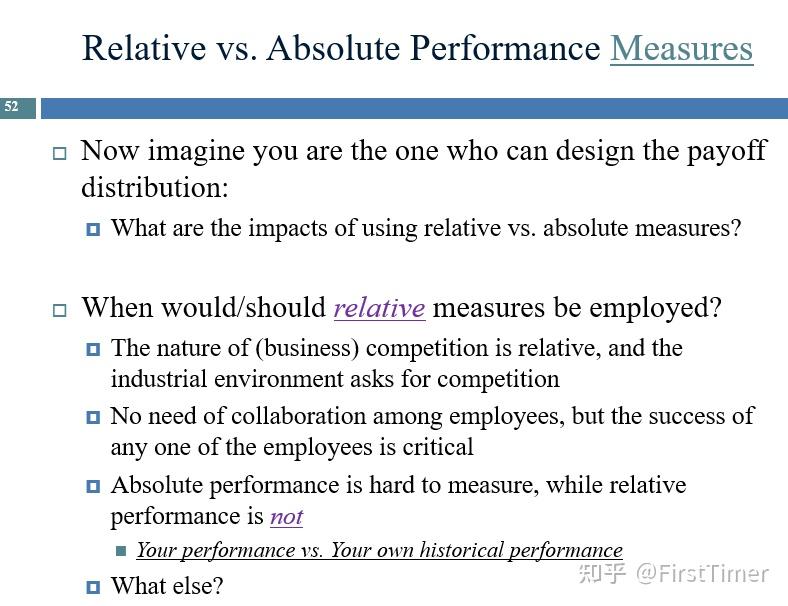第七章-2 相对表现和绝对表现 - 知乎