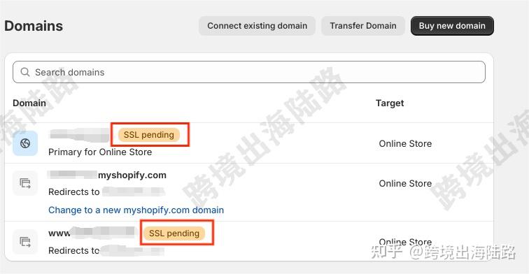 【Shopify】Shopify域名显示SSL pending（SSL挂起） - 知乎