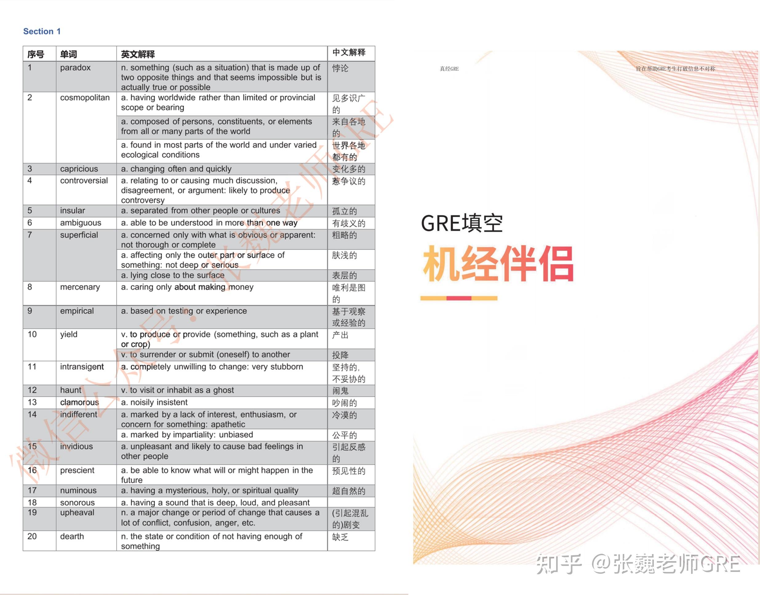 免费领！2023年GRE最全词汇资料合集+GRE背词方案+单词讲解视频！verbal高分必背单词！ - 知乎