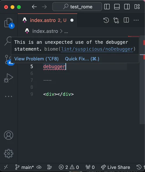 Biome v1.6 发布，支持 Astro、Svelte 和 Vue 文件！ - 知乎