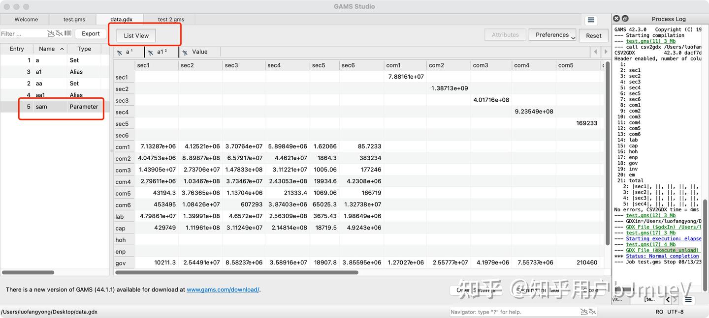 GAMS编写CGE模型代码第二篇：SAM配平代码（社会核算矩阵配平） - 知乎