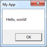 WPF 入门教程MessageBox