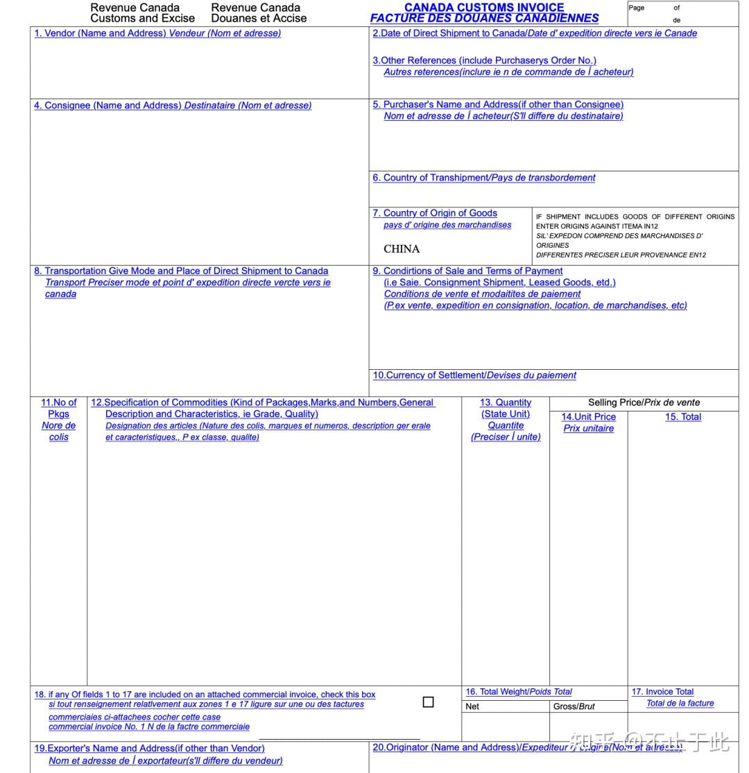 建议收藏！11类外贸常用单证模板 - 知乎