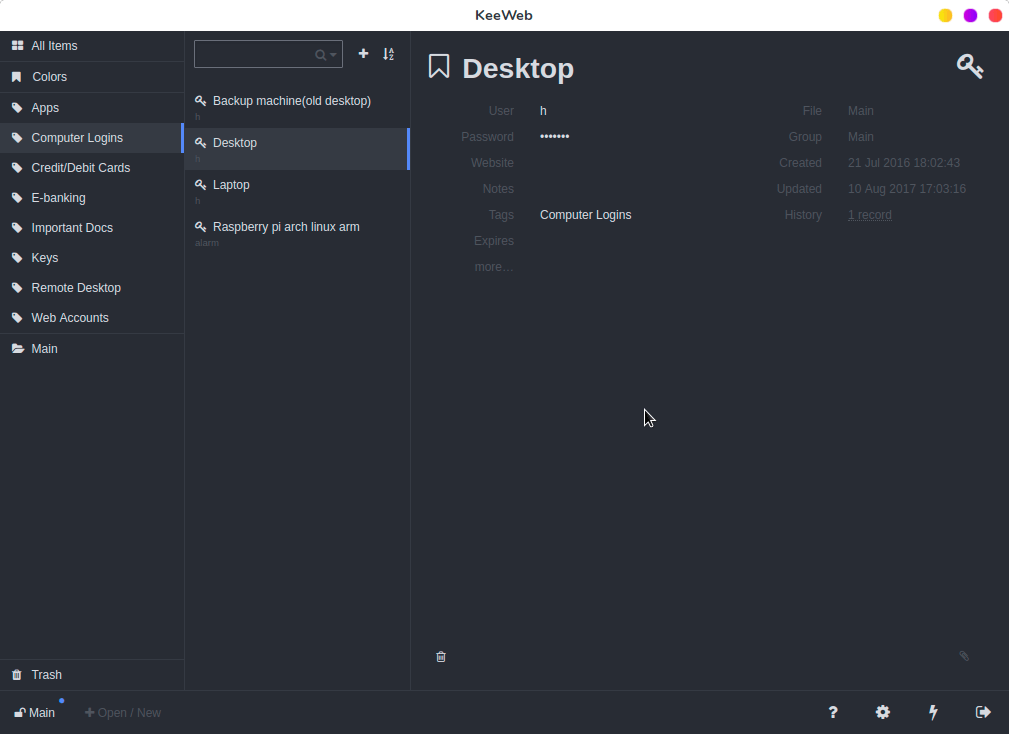 KeeWeb：一个开源且跨平台的密码管理工具 - 知乎