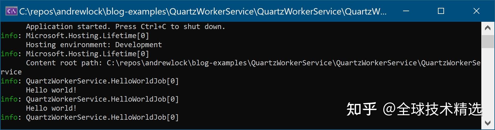 在.NET Core 中使用Quartz.NET - 知乎