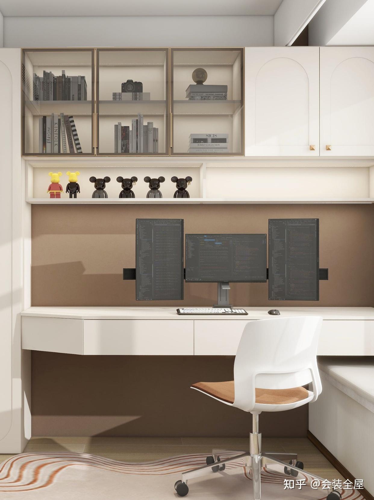 9款2023年流行的一体式书桌设计，私藏~ - 知乎