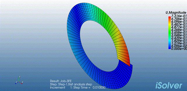 【iSolver案例分享40】壳单元几何非线性Benchmark校核01 - 知乎