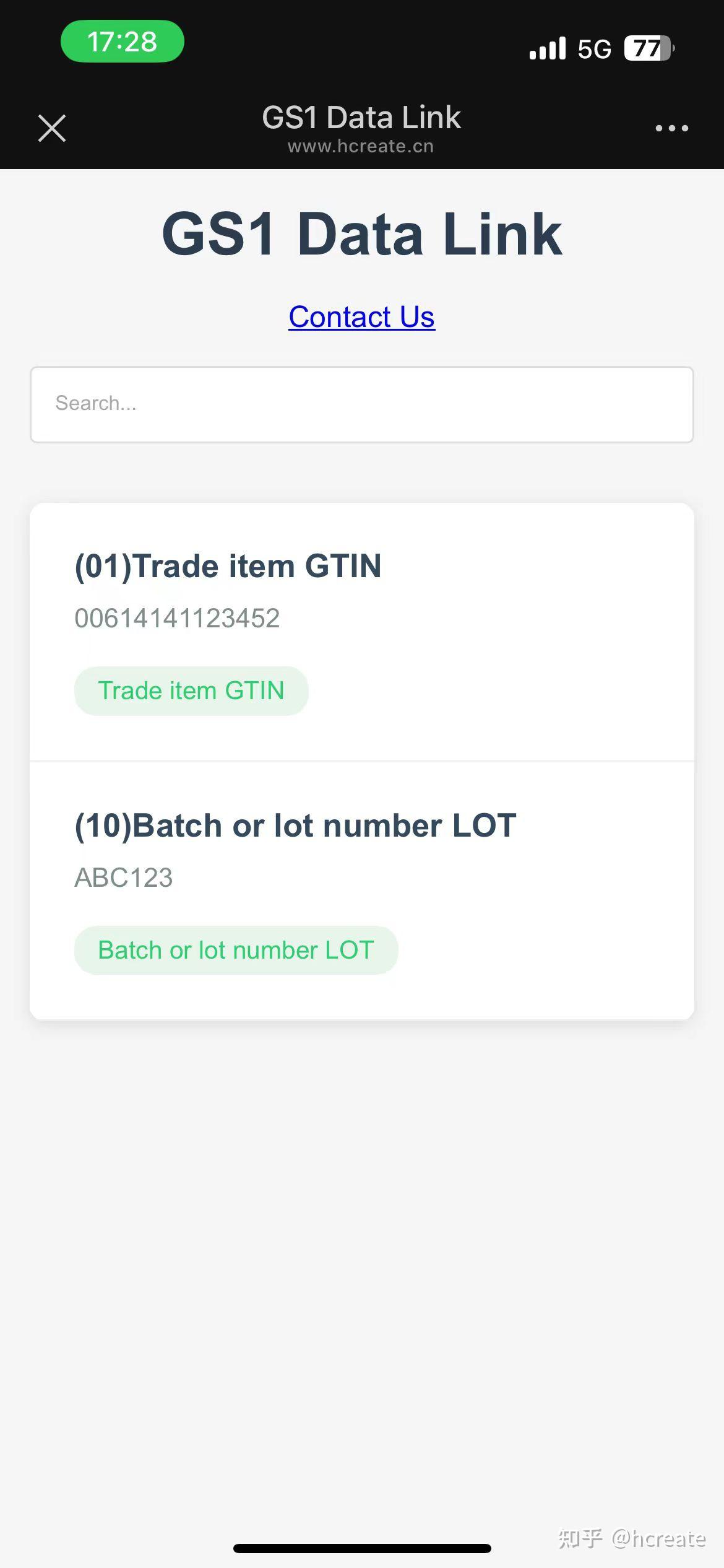 如何创建并解析GS1 Data Link 二维码 - 知乎