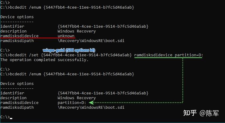 Windows bootmgr: 存放 WinRE 的分区被移动后, 如何修复 WinRE 启动项? - 知乎