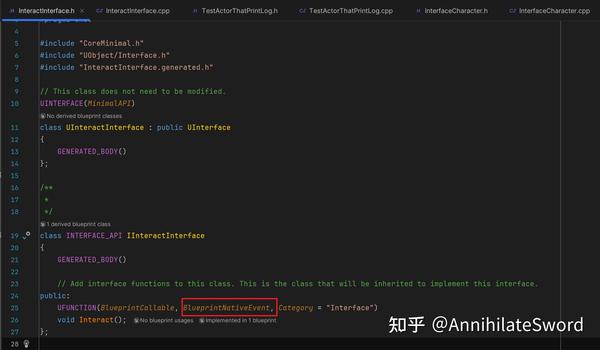 【UE5 C++】Interface - 知乎
