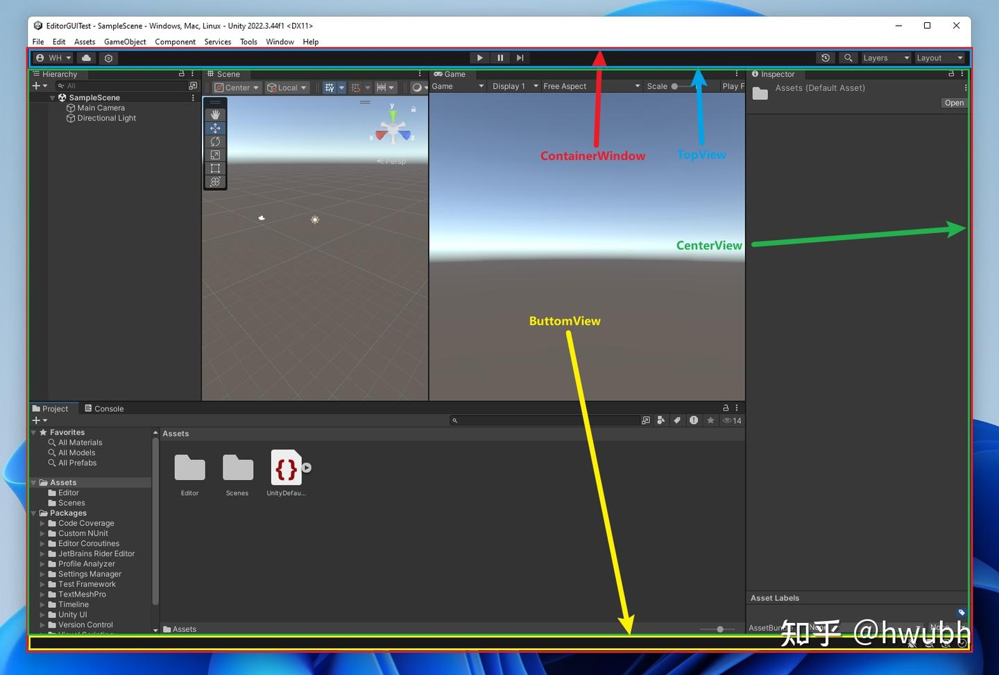Unity学习笔记--Editor扩展：类Unity编辑器界面的实现 - 知乎