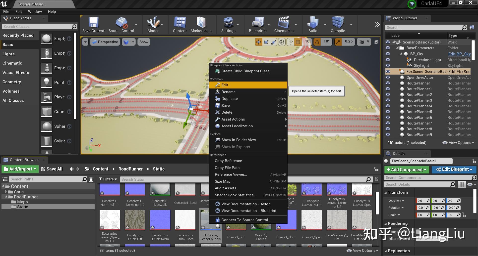 RoadRunner Scenario+CARLA联合仿真 - 知乎