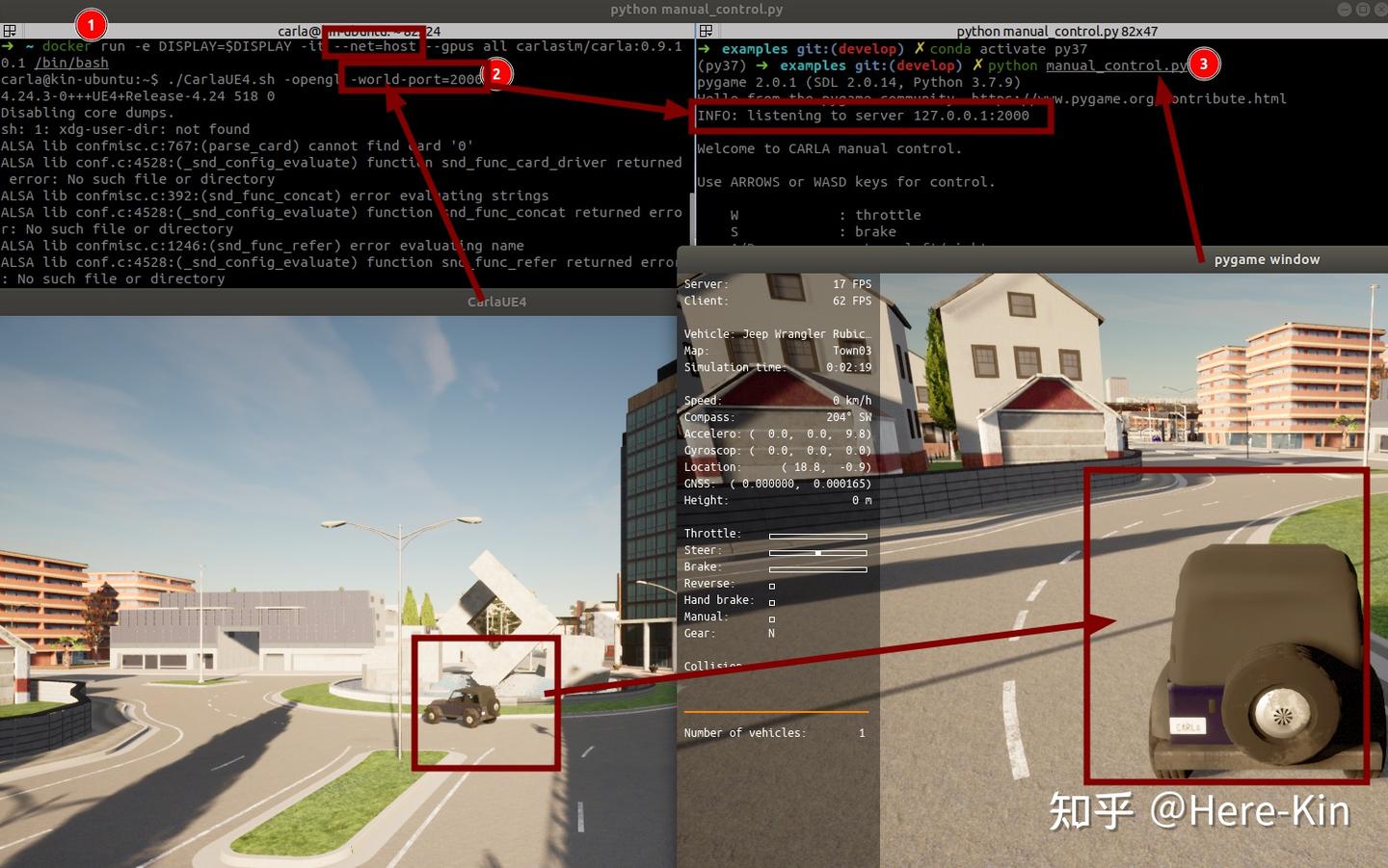 【仿真】Carla之Docker 运行 及 渲染相关 [6] - 知乎