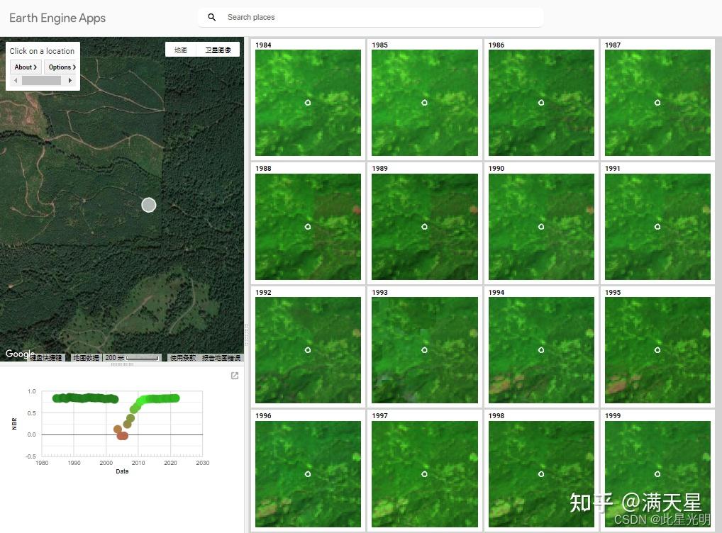 Google Earth Engine APP——一键在线查看全球1984-至今年的影像同时加载一个影像分析 - 知乎