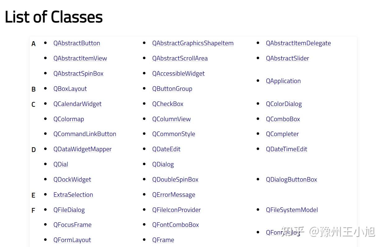 Pyside--python开发GUI界面---部件大全及用法 - 知乎