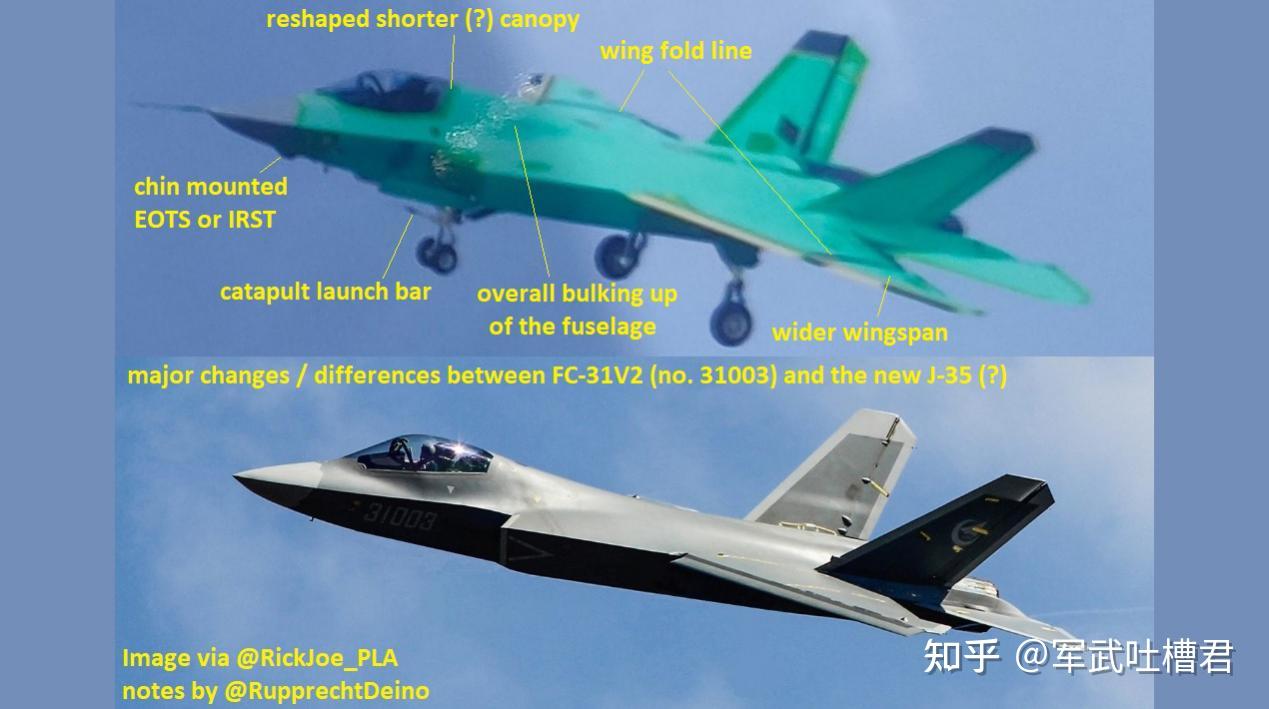 J35新照深度解读，除了涡扇19还有三个变化，未来潜力将超越F35 - 知乎