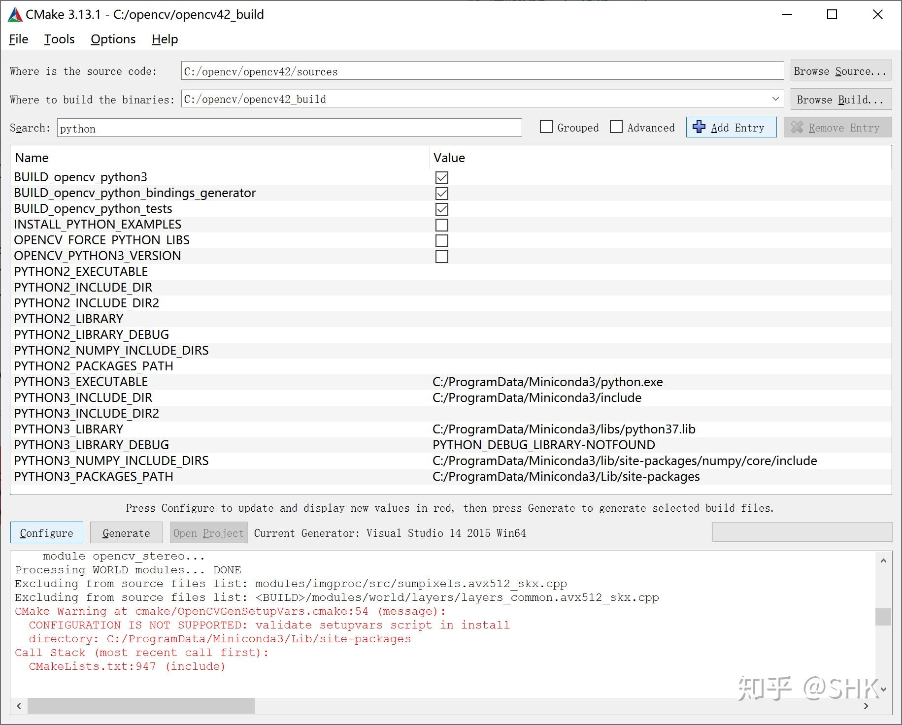 win10编译opencv4.2+conda+python3.7+cuda - 知乎